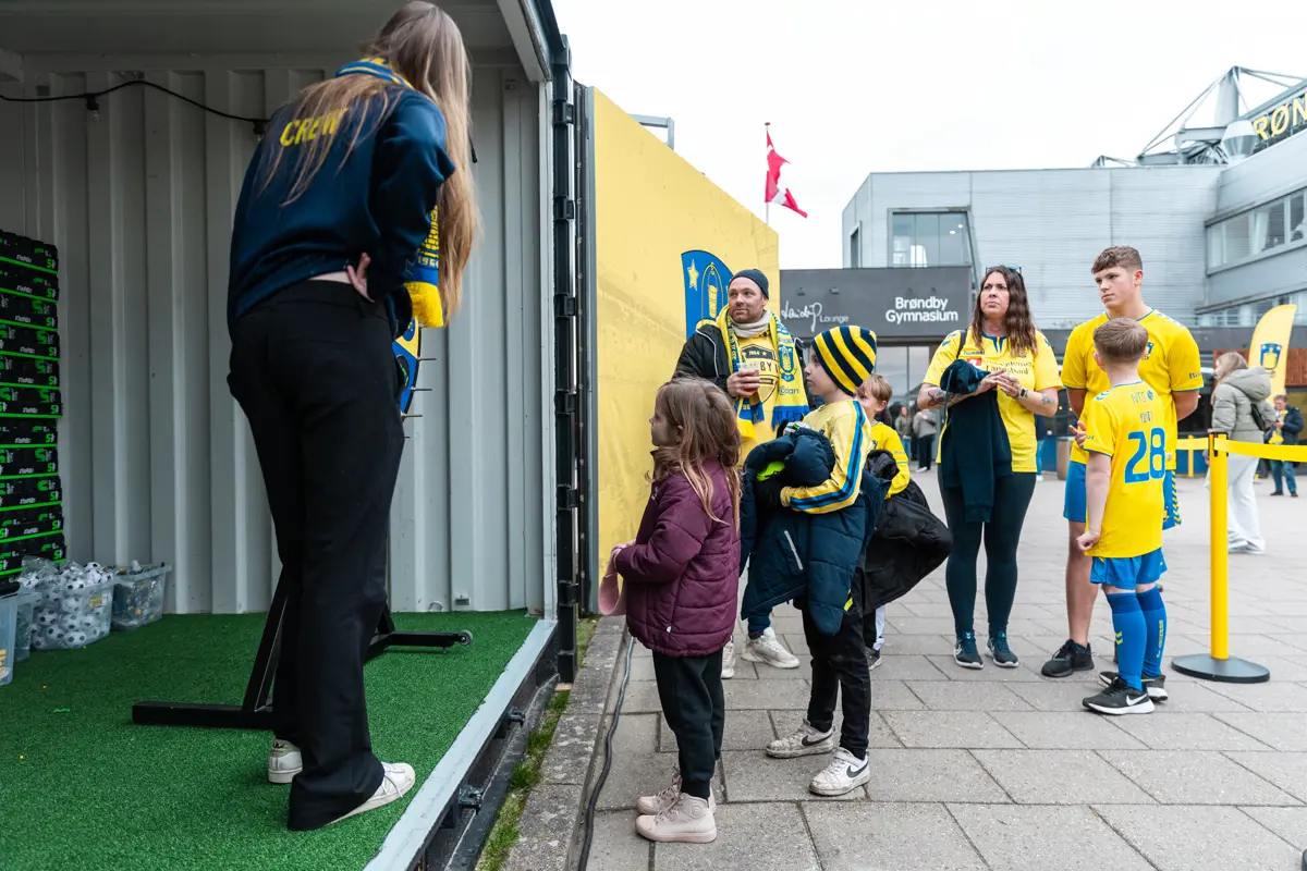 Programmet i Familie Fanzonen inden kampen mod Vejle BK
