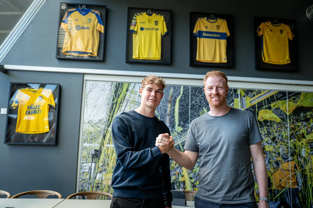 Brøndby IF forlænger med Mathias P. Jensen